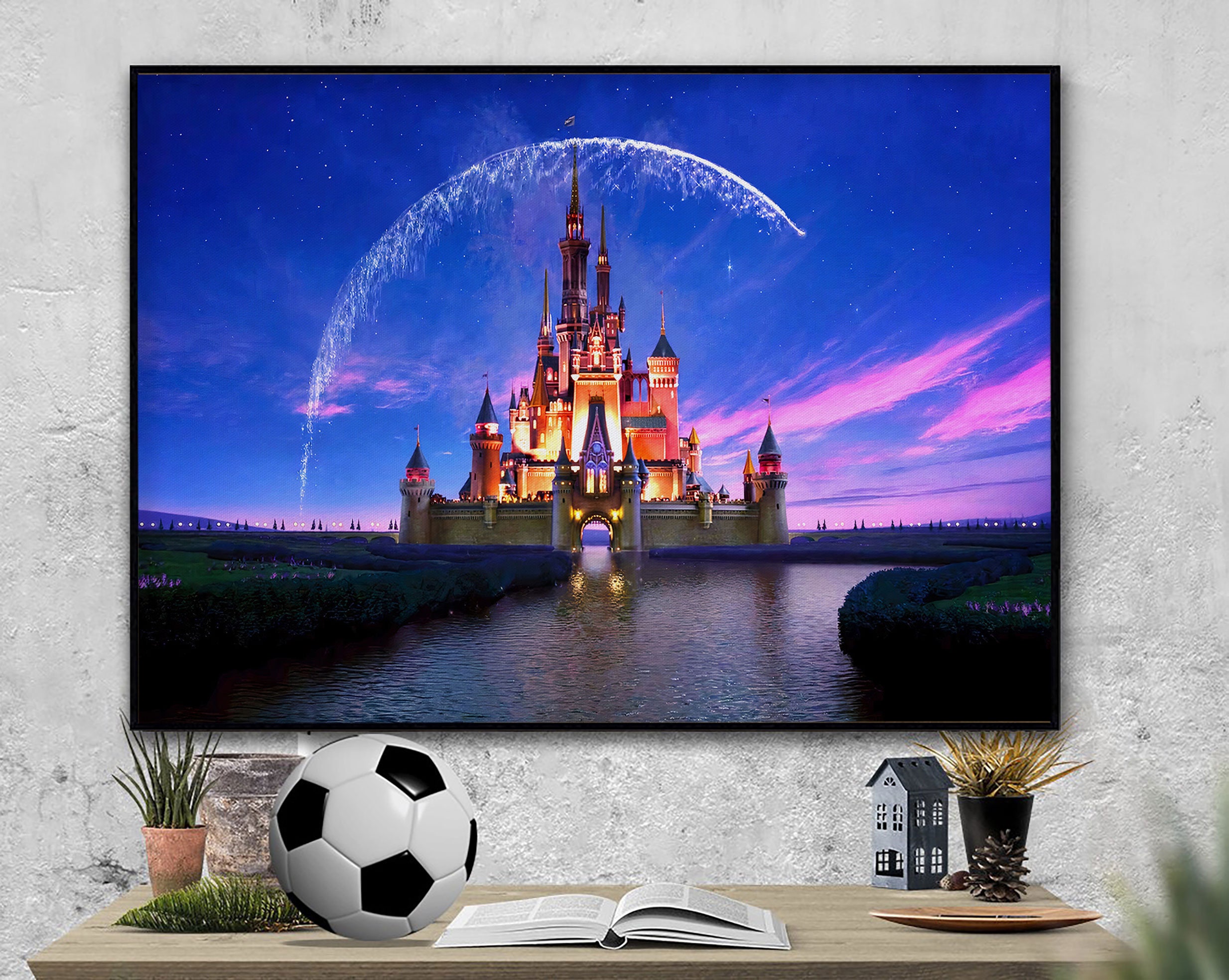 Cinderella Princess Castle Poster Disney opening Poster | Etsy