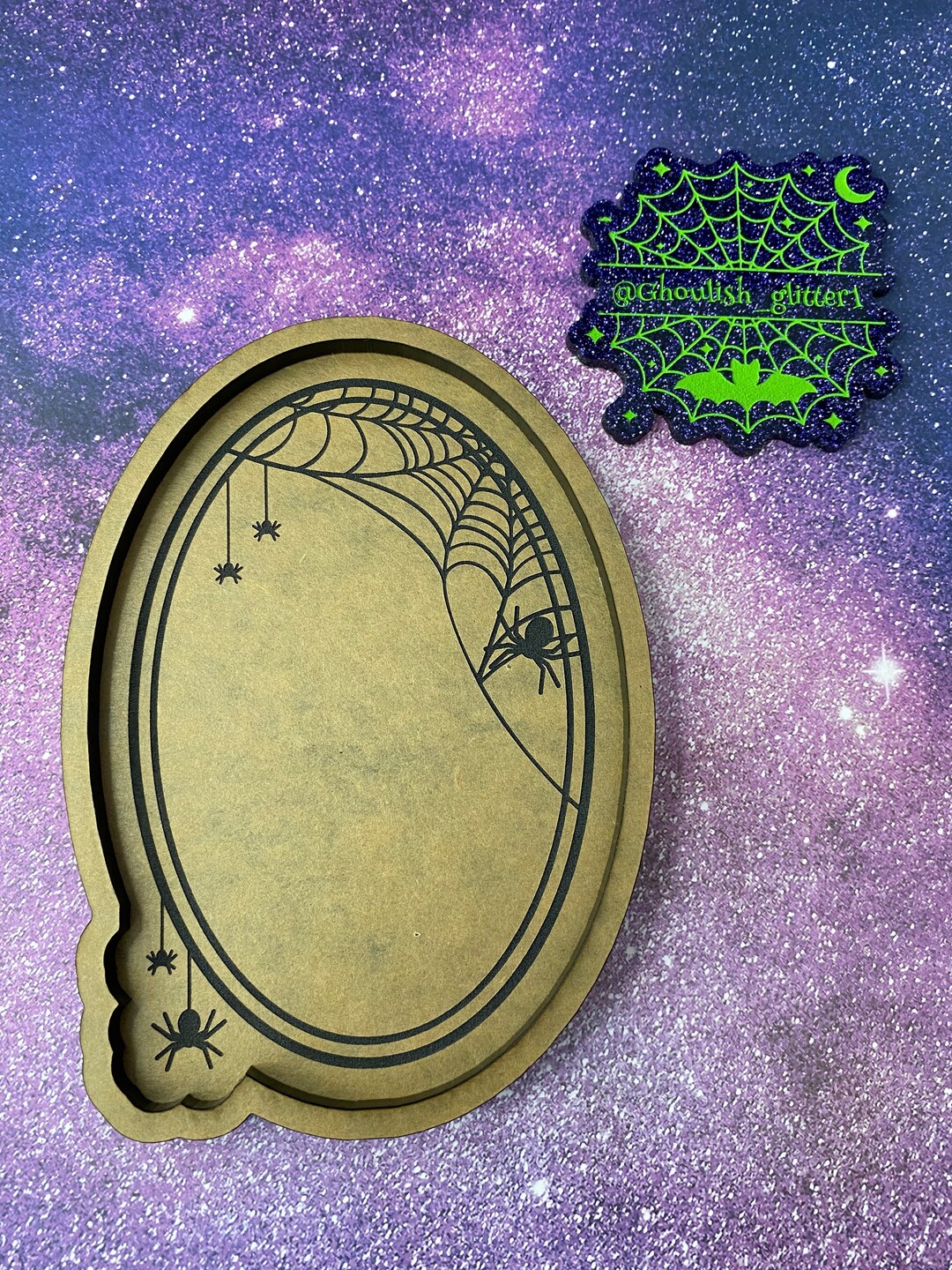 Oval Spider Web Tray Mold - Etsy
