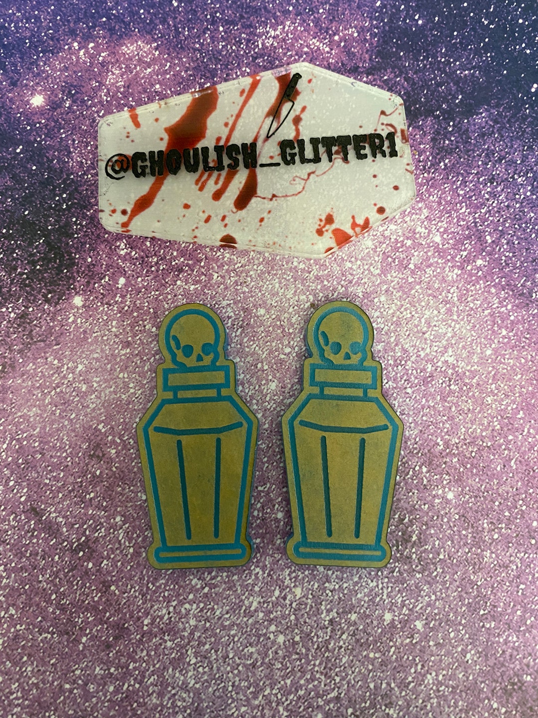 Skull Potion Bottle Barrette Mold - Etsy