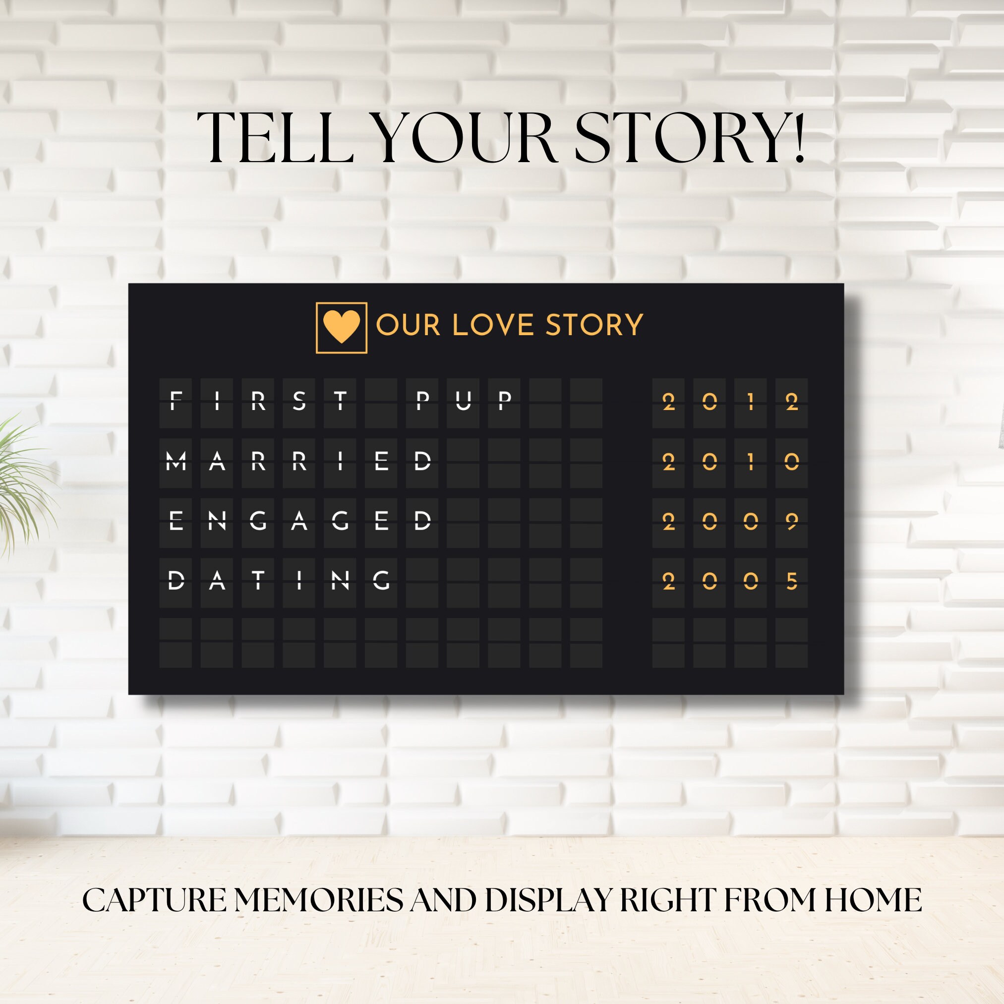 DIY Canva Departure Flip Board Template | Instant Editing - Etsy