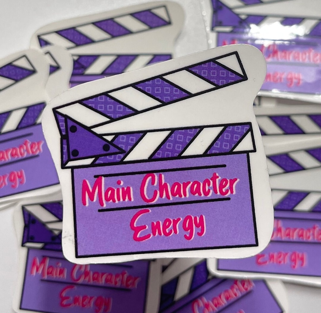 Main Character Sticker main Character Energy 2 - Etsy