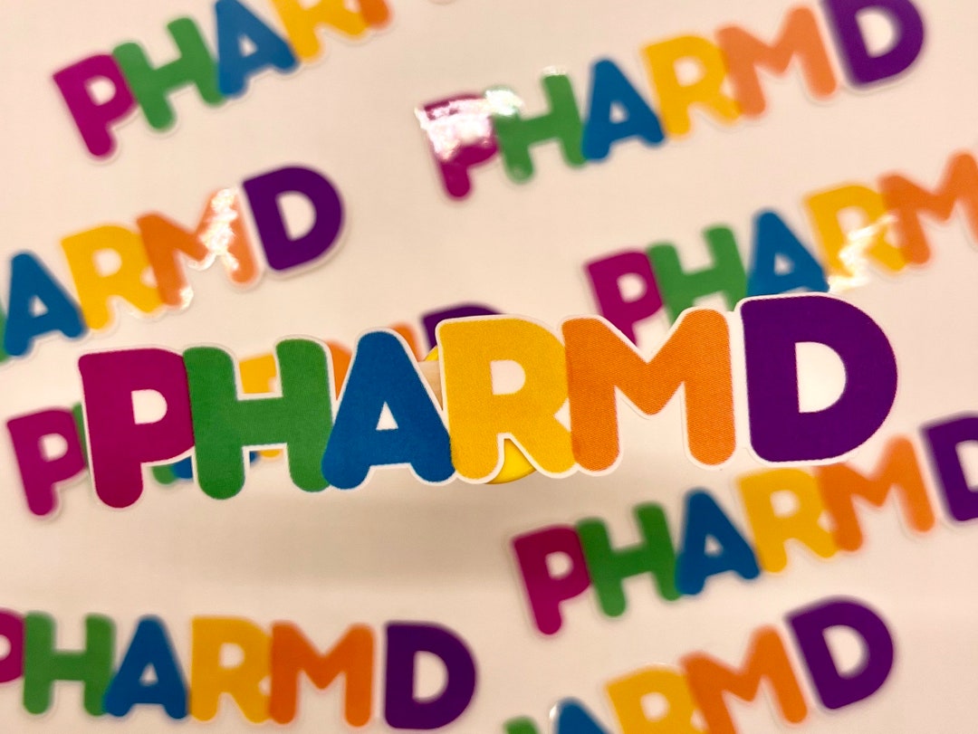 Pharmacy Pharmd Sticker! 3 Inches Wide. Pharmacy Graduation Pharmd. Rx ...