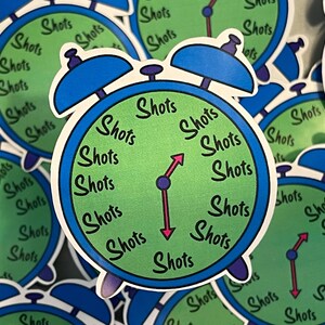 Funny Pharmacy Sticker Funny & True, 2.5 Inches High Vaccine Shots ...