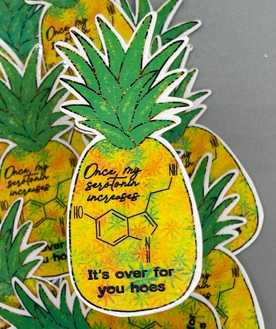 Mental Health Sticker Pineapple Funny & True Pharmacy Sticker - Etsy