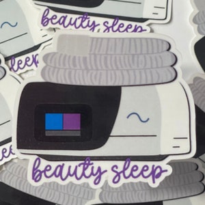 Sleep Apnea CPAP Sticker! "beauty Sleep" 2.25 Inches Wide. for Those of ...