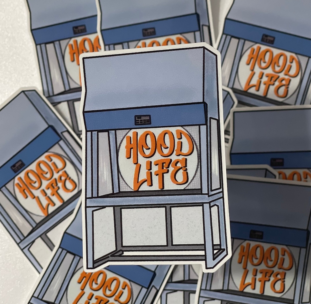 Hood Life Pharmacy Humor Sticker! "hood Life" 2.75 Inches Tall. Laminar ...
