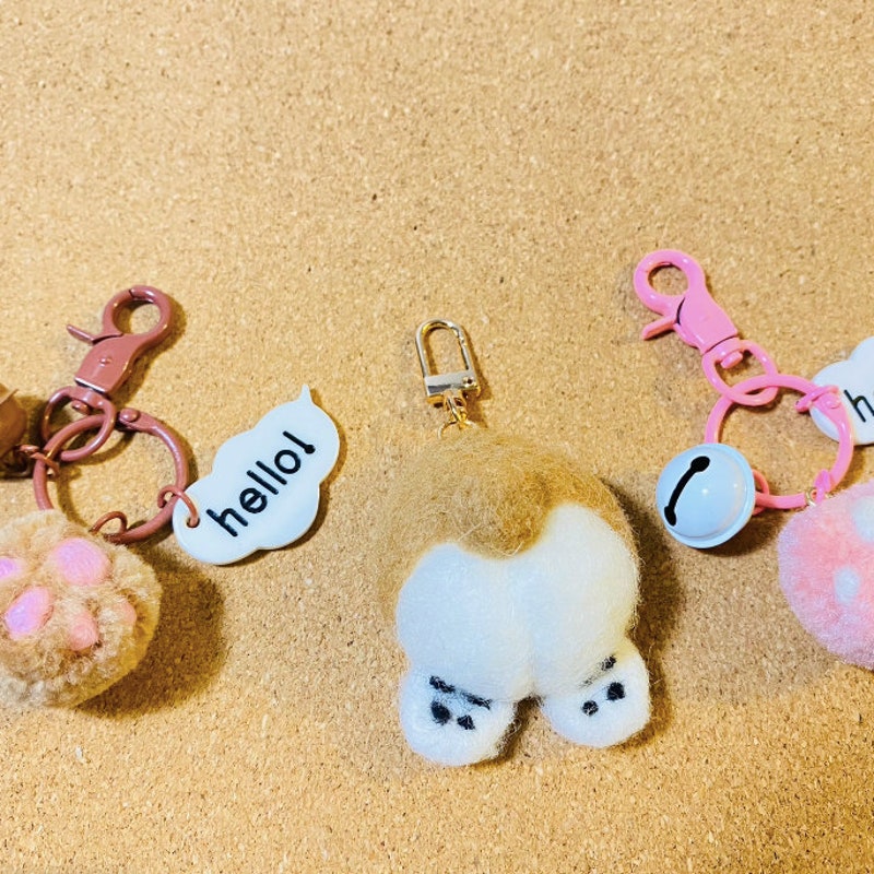 Felt Keychain - Etsy