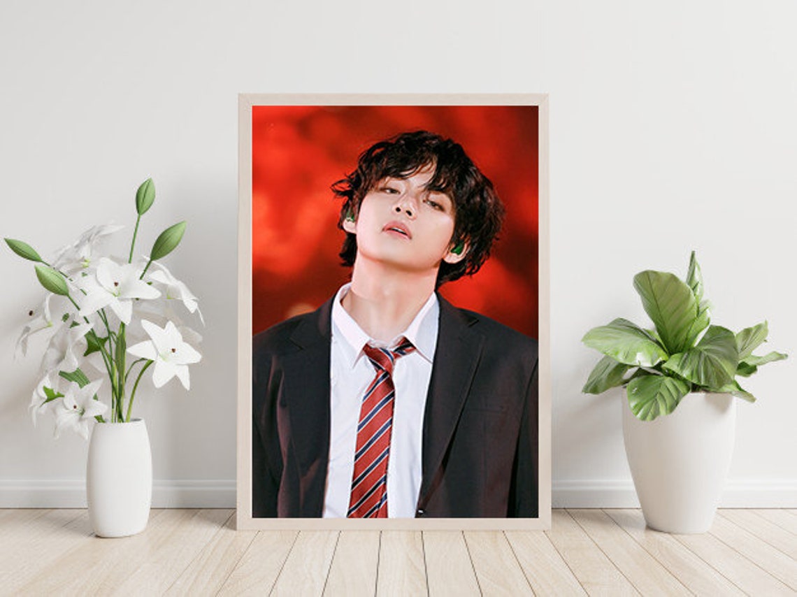 BTS V Poster BTS Group Poster Taehyung Poster Kpop Poster | Etsy