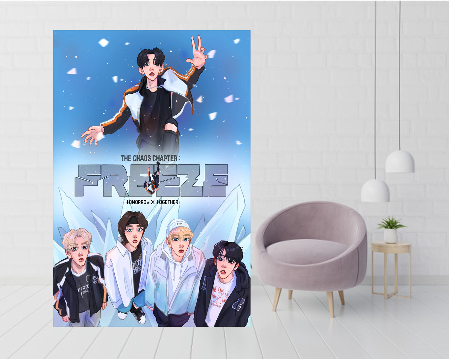 TXT Freeze Album Art Poster Kpop Poster | Etsy