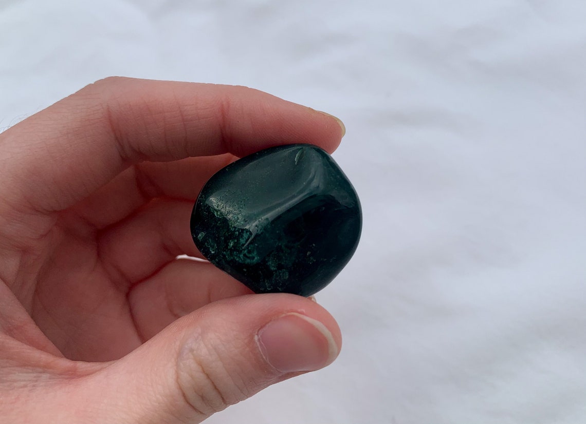 Indian Bloodstone Crystal Heliotrope Tumbled Stone - Etsy