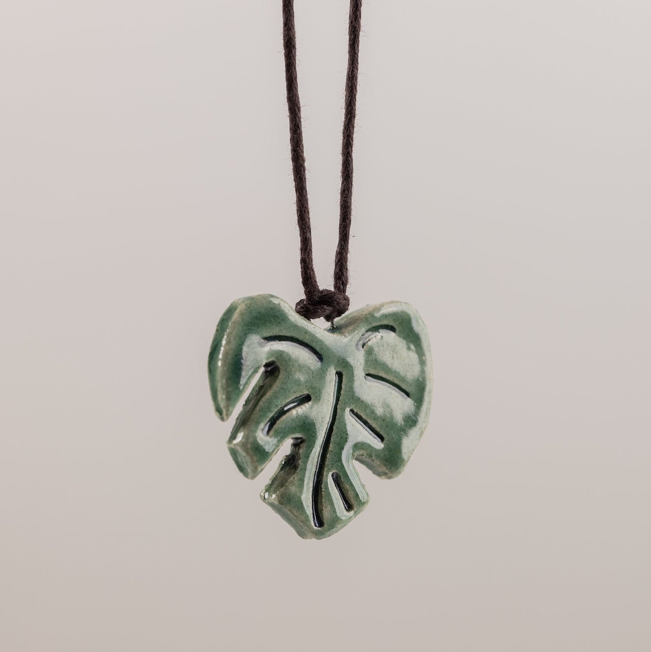 Tropical Ceramic Necklace Ceramic Pendant Necklace Handmade | Etsy