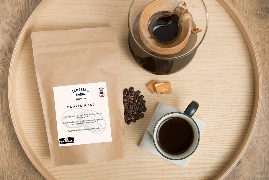 Campfire Roasted Coffee: House Blend With Smokey Chocolate Notes (12 Oz ...