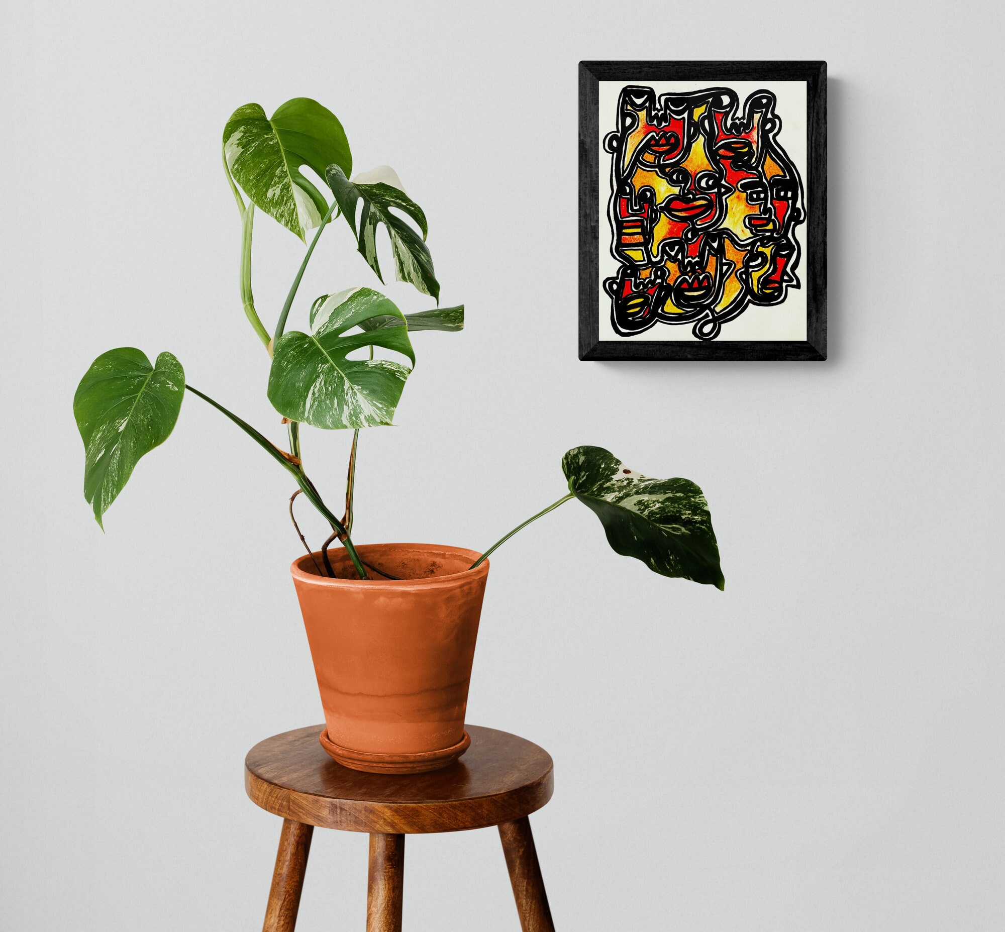 Continuous Line Drawing Detailed Artwork Intricate Art - Etsy