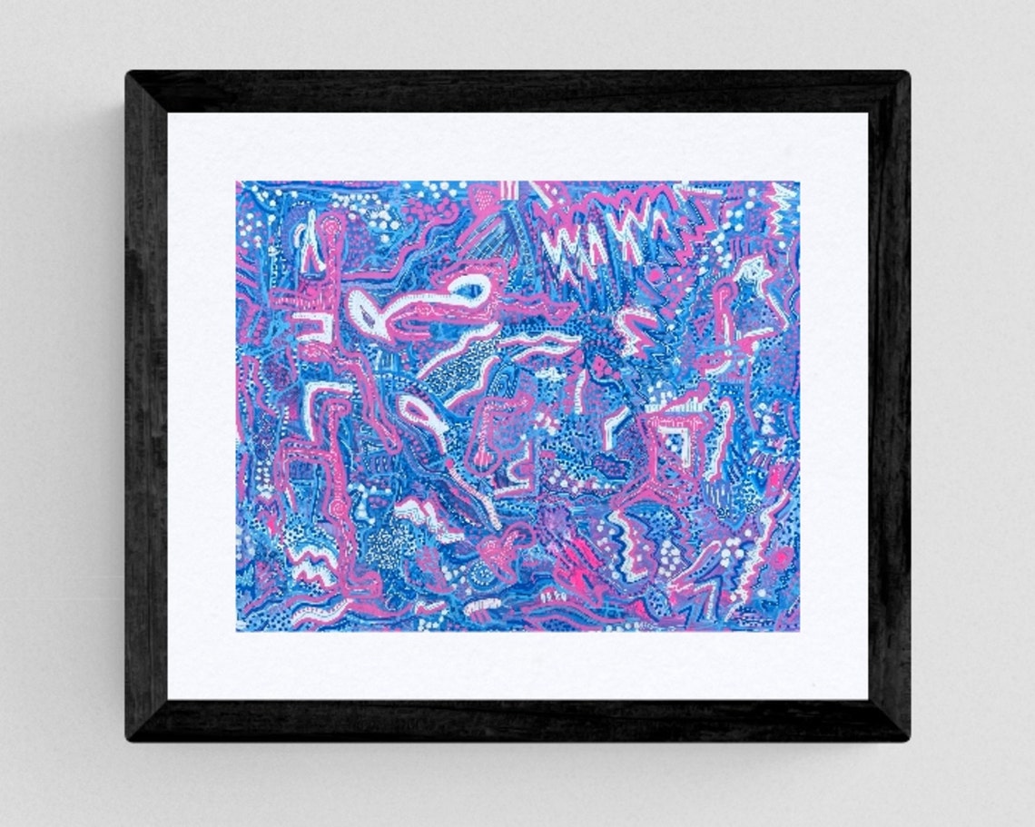 Queer Art Print, Transgender Art, Trans Art, Trans Pride Art, Hidden ...