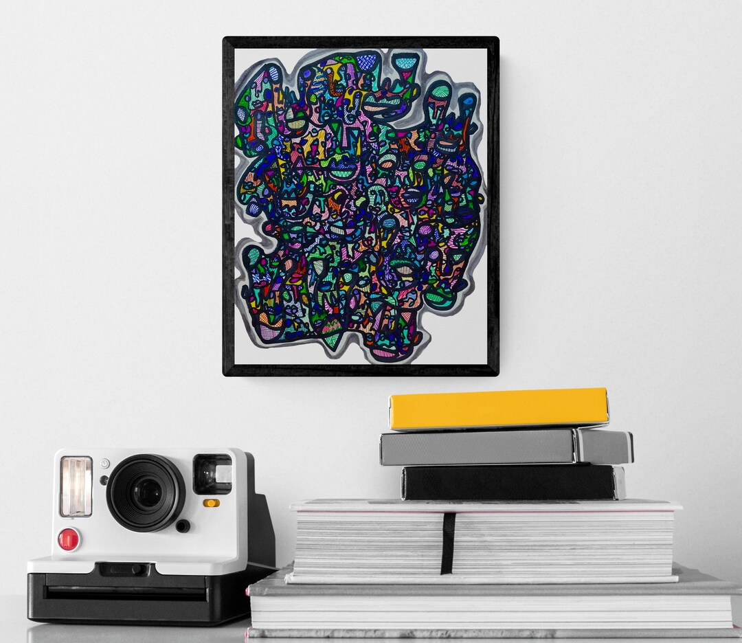 Detailed Artwork, Unique Art Print for Home, Wall Art for Bedroom ...