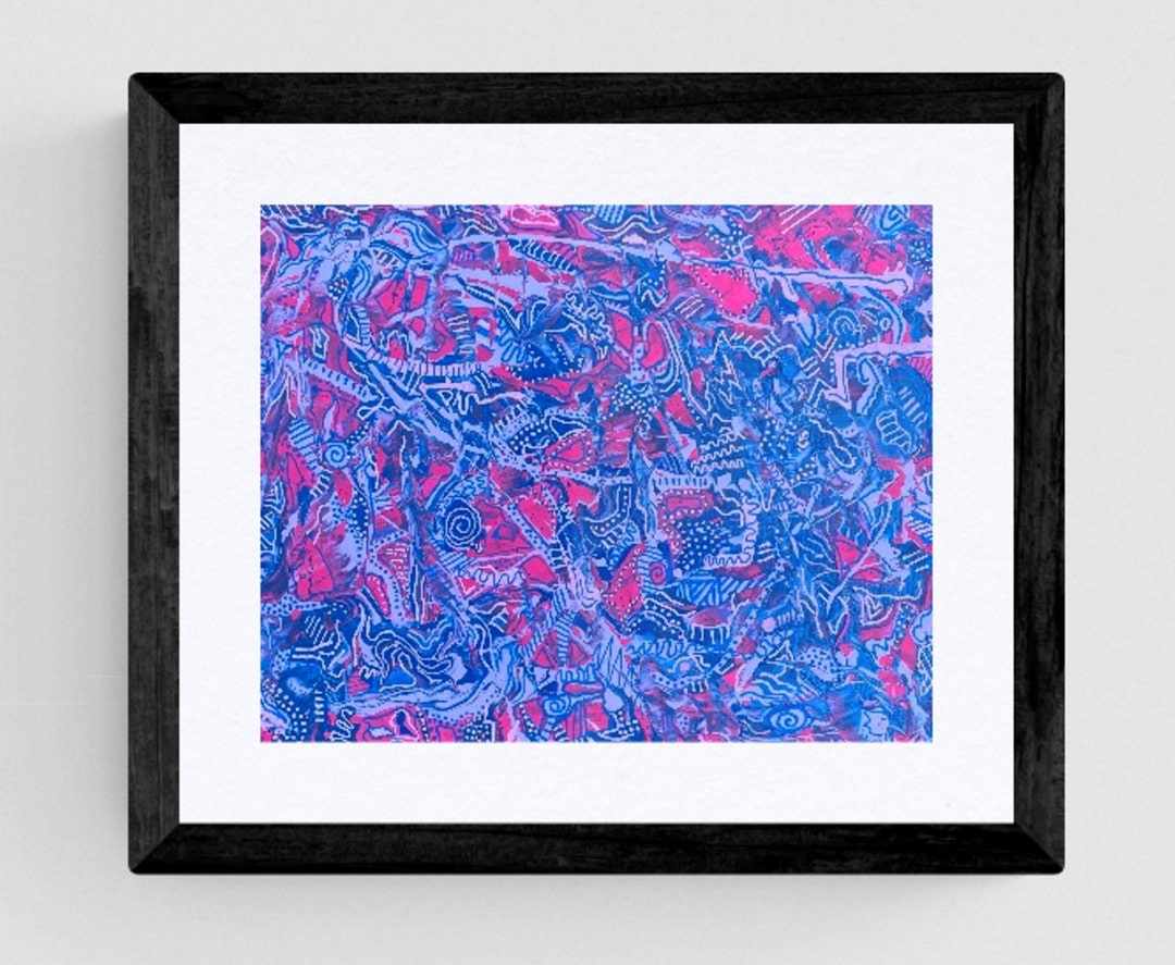 Queer Art Print, Bi Art, Bisexual Art, Gay Pride Decor, Discrete Pride ...