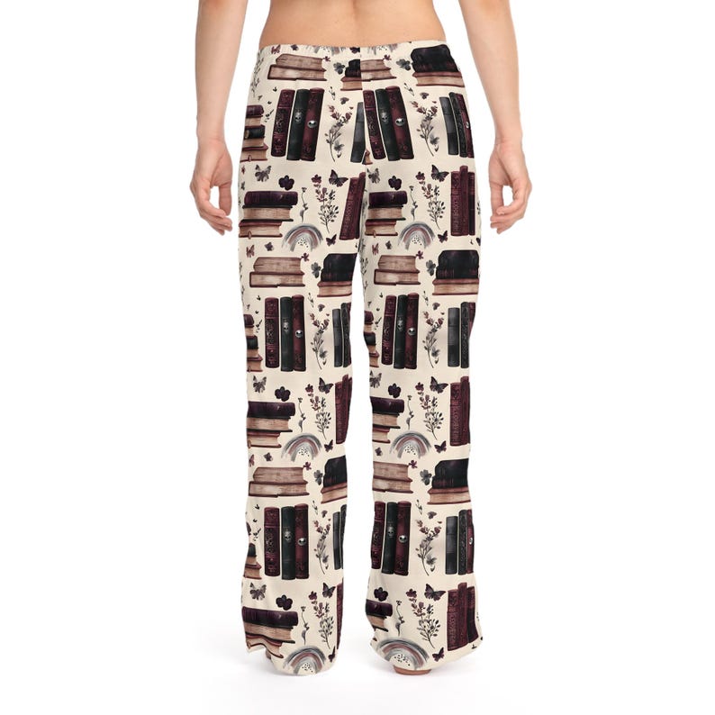 Gothic Books Women's Pajama Pants, Literary Sleepwear, Vintage Gothic ...