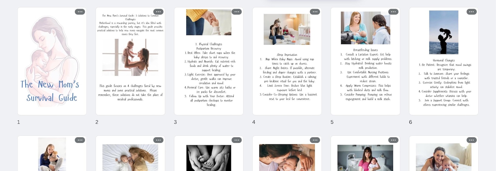 New Mom’s Survival Guide Digital Download Ebook New Mom Challenges and ...