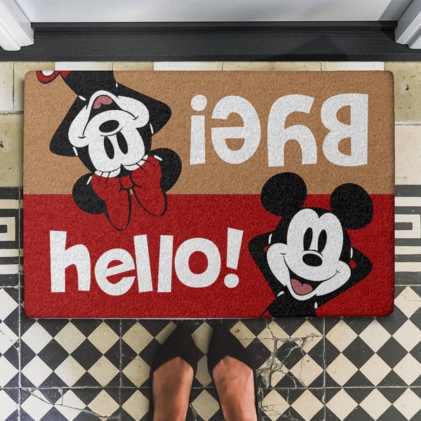 Mickey Mouse Floor Mats - Etsy