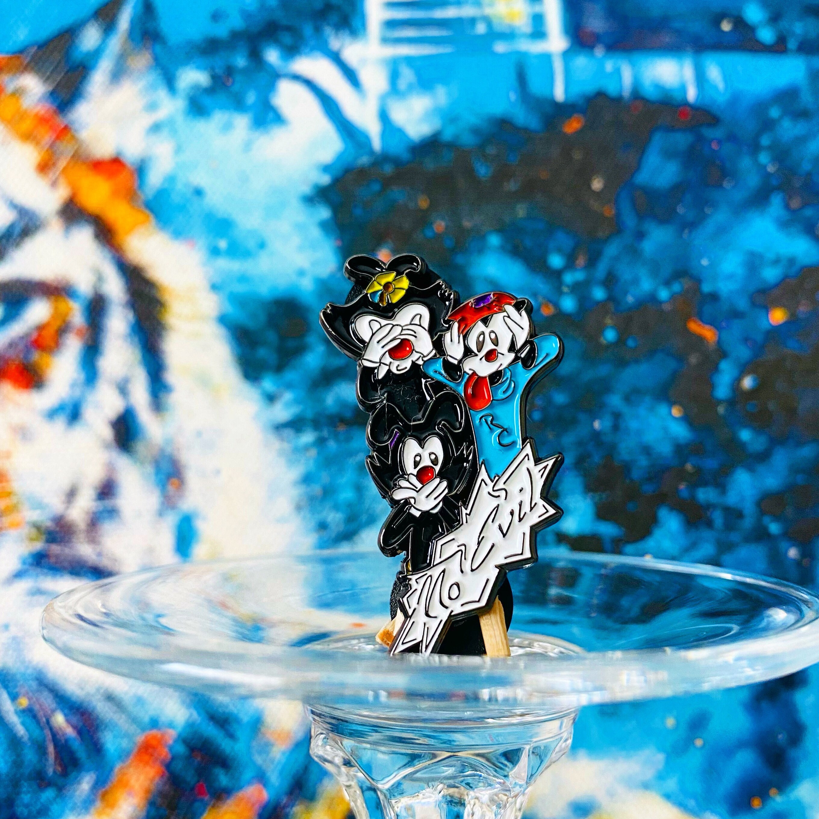 Animaniacs Pin No Evil | Etsy