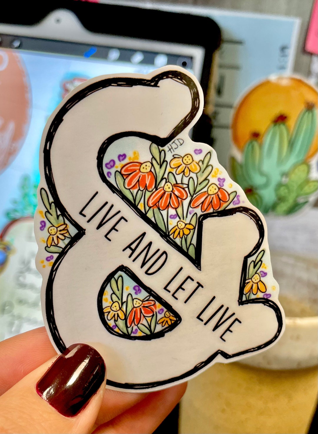 Live & Let Live Sticker. Waterproof Sticker. Al-anon Stickers. Slogan ...