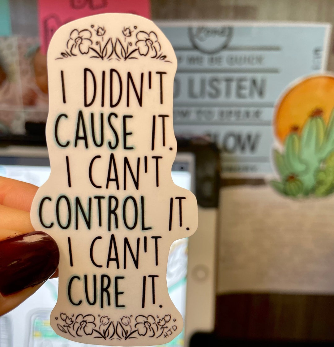 3c’s Sticker- Cause. Control. Cure. Al-anon Slogan Sticker - Etsy