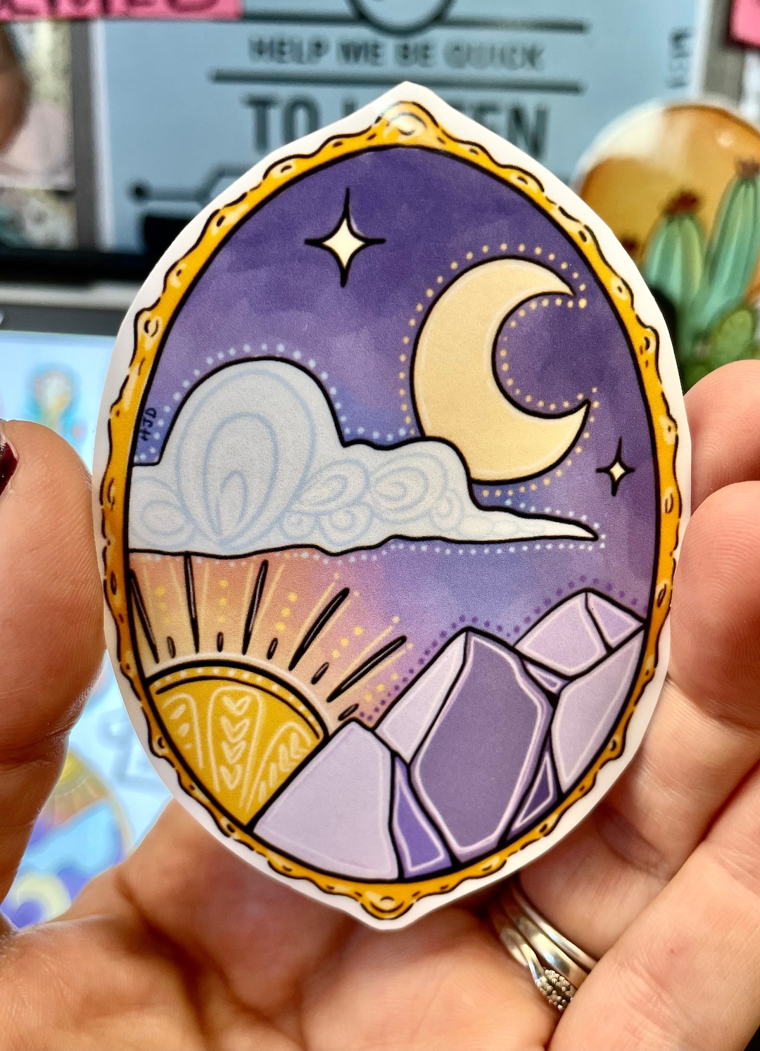 Goodness of God Sticker - Hand-drawn Waterproof Die Cut Sticker - Etsy