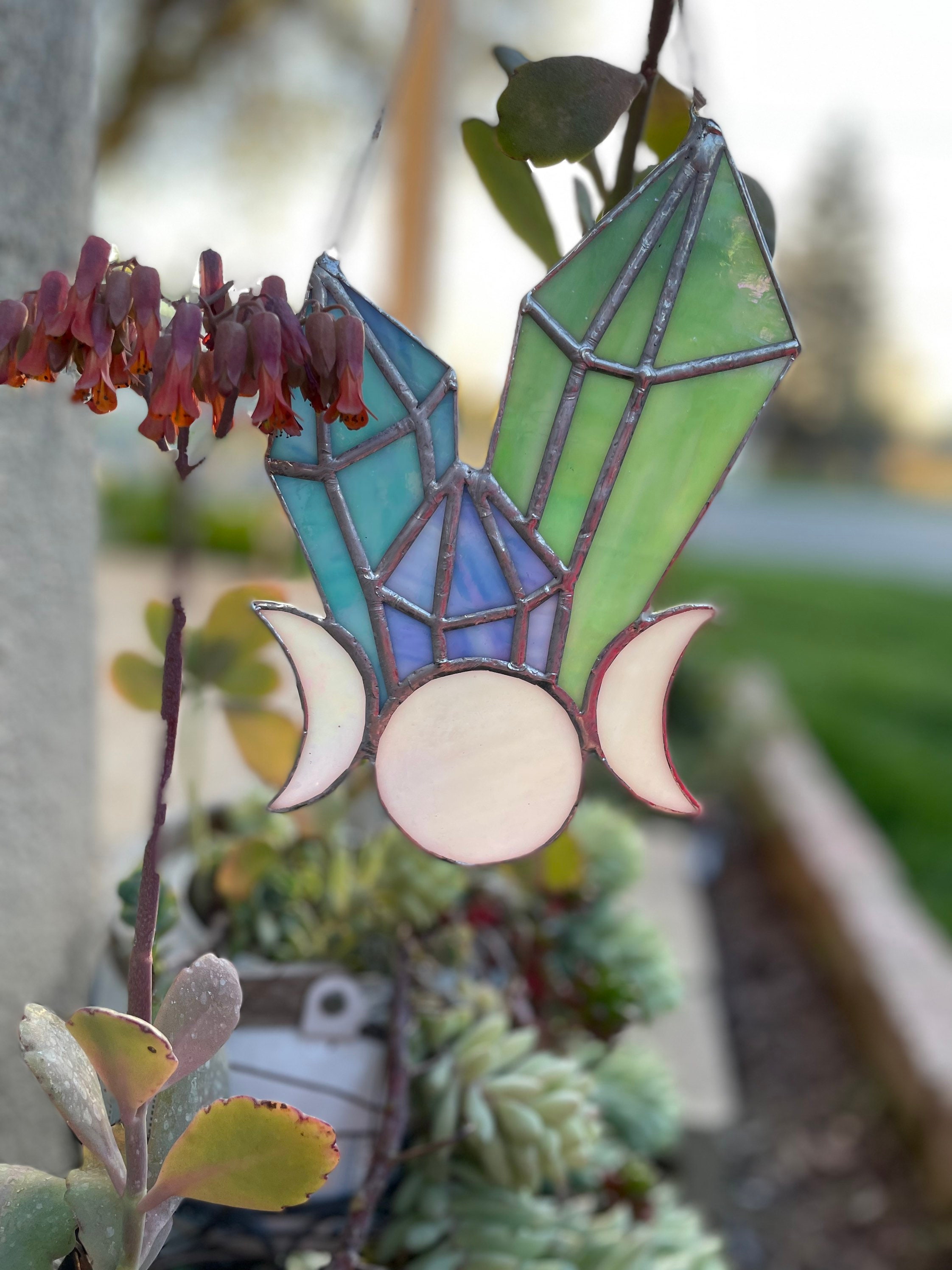 HOBBY Moon Crystal Suncatcher Pattern. Digital Pattern. Stained Glass ...