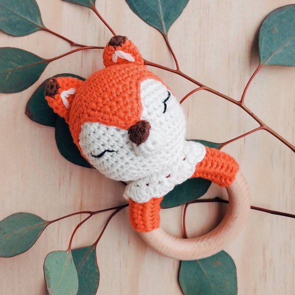 Crochet Fox Rattle Pattern - Etsy