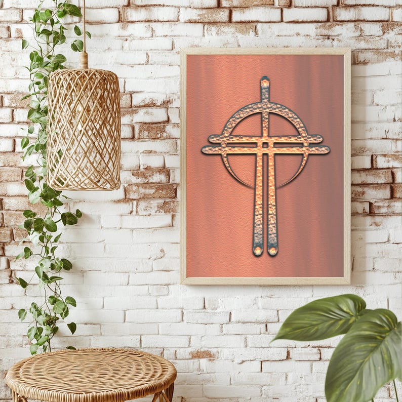 Peru Poster Wall Art, Ancient Nazca Cross Wall Art Decor, Mystical Home ...