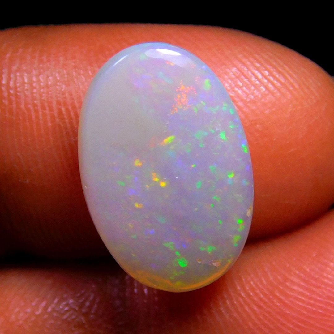 16x10mm Loose Australian Opal Oval Shape Cabochons, Good Quality Green ...