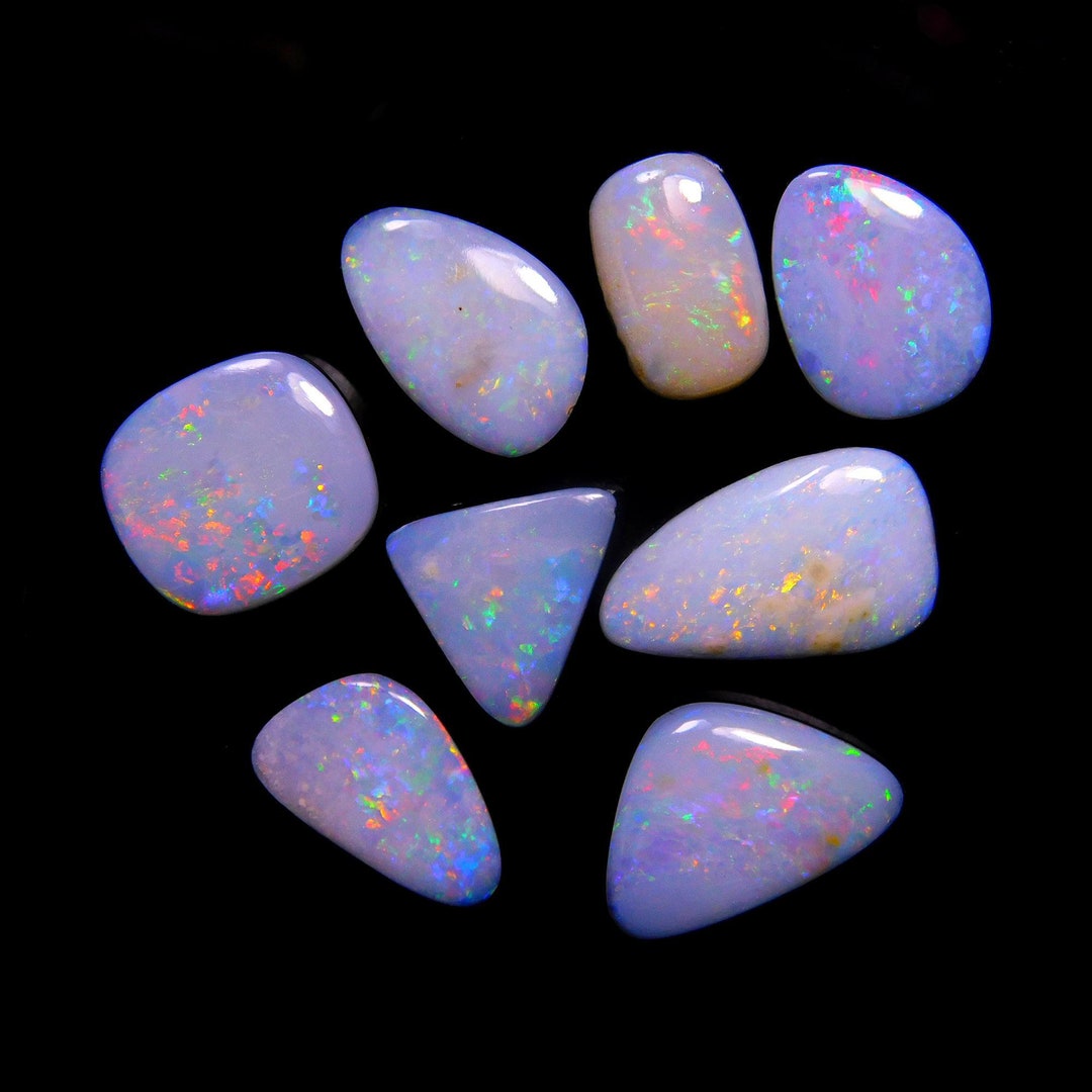Coober Pedy Australian Opal Mix Shape Doublet, Good Quality Multi Flash ...