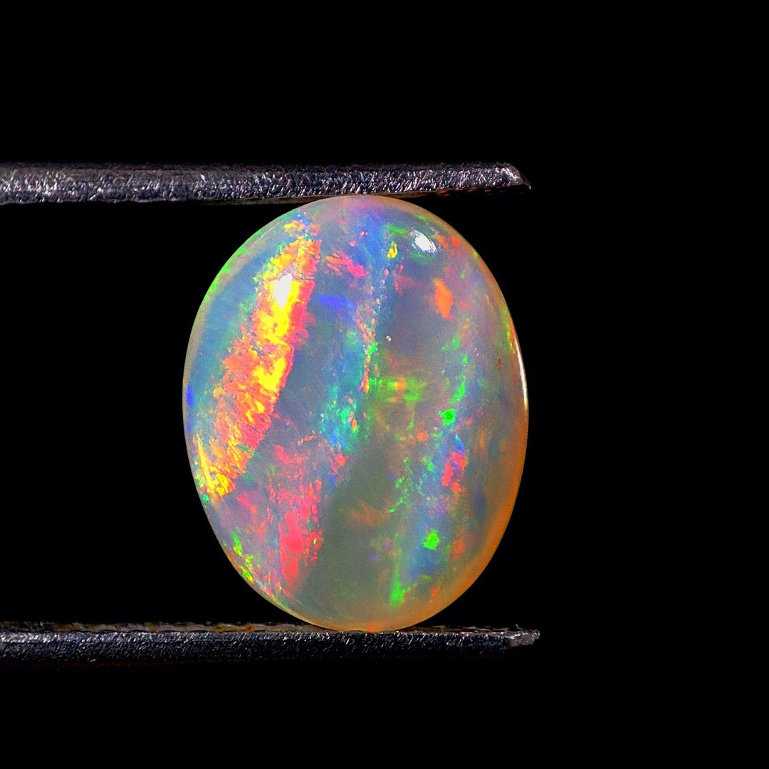 Natural Brazilian Opal Oval Shape Cabochons, AAA Stunning Double Sided ...