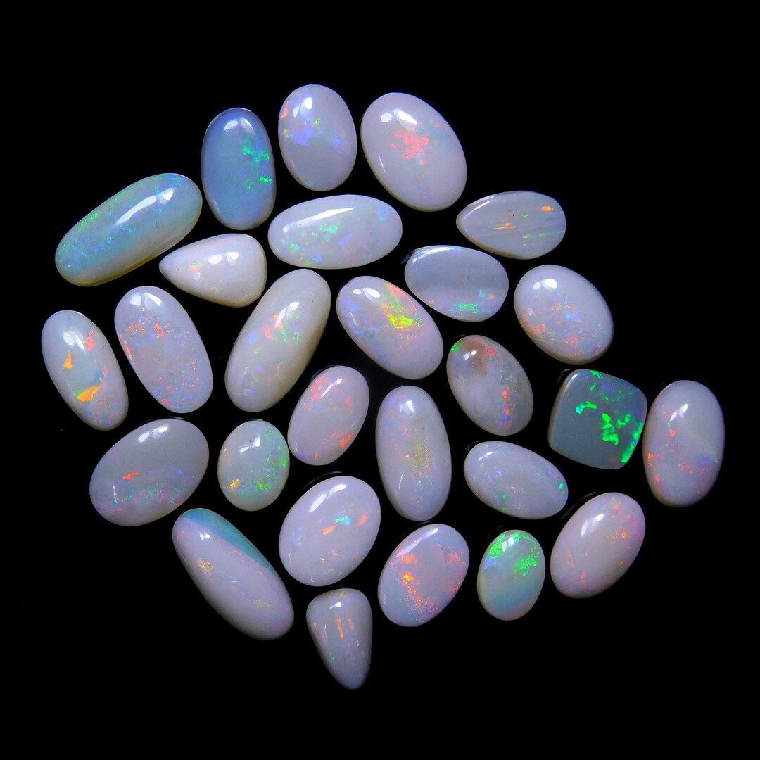 Natural Australian Opal Mix Shape Gemstone, Good Quality Shiny Polished ...