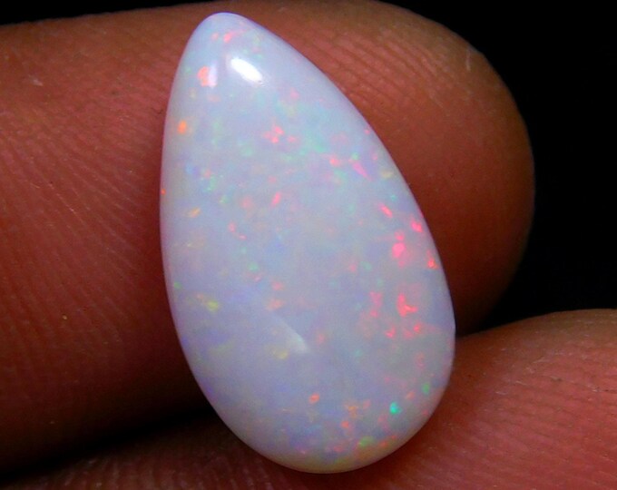 Coober Pedy Australian Opal Cabochons, AAA+++ Quality Pear Shape, Multi ...