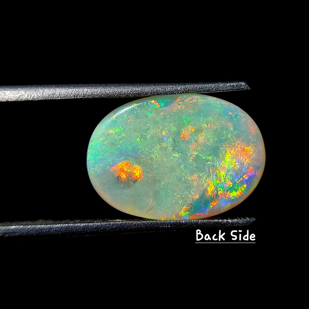 Rainbow Fire Australian Opal Oval Shape Cabochons Good - Etsy
