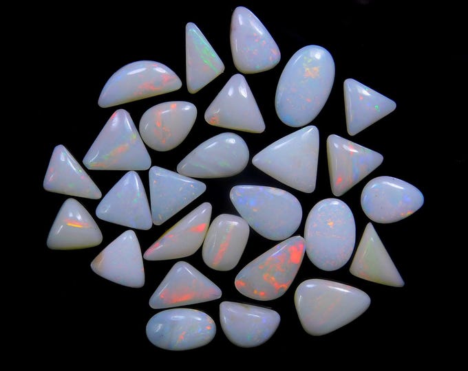Natural Australian Opal Mix Fancy Shape Cabochons, Good Quality Multi ...