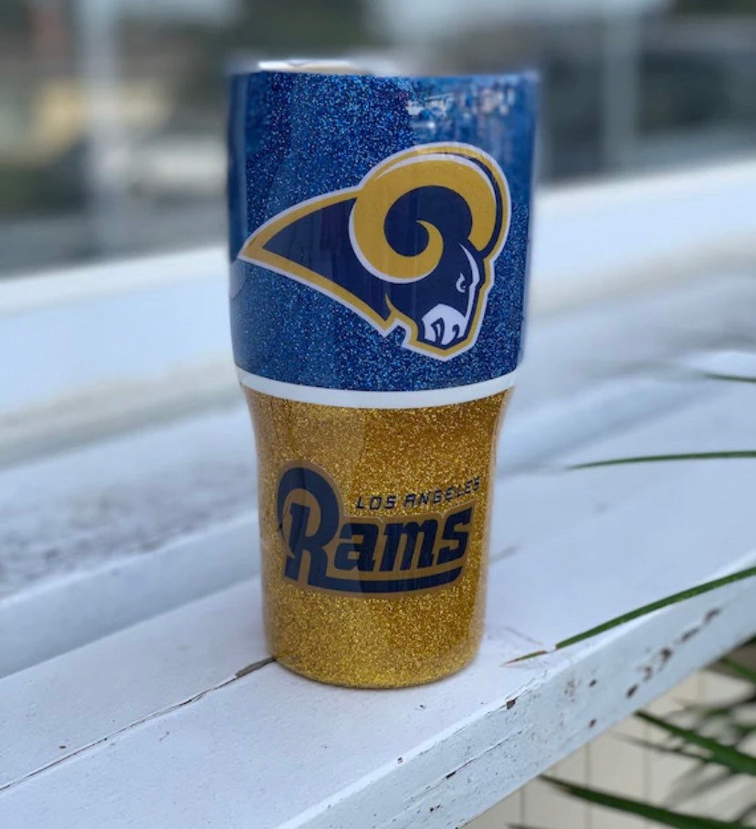 LA Rams Los Angeles Rams Glitter Tumbler NFL Tumbler Football - Etsy