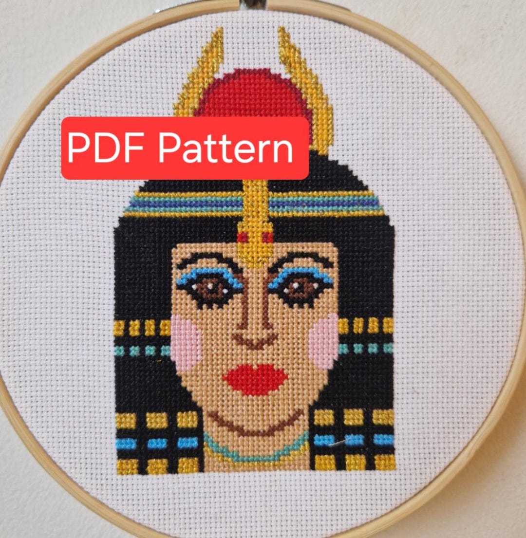 Cleopatra Cross Stitch Pattern - Etsy