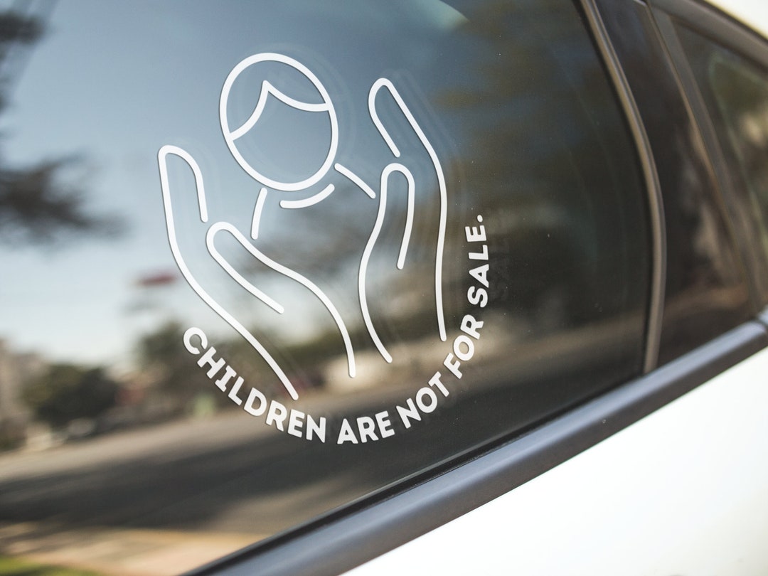 Children Are Not for Sale Hands With Children Decal Handmade Permanent ...