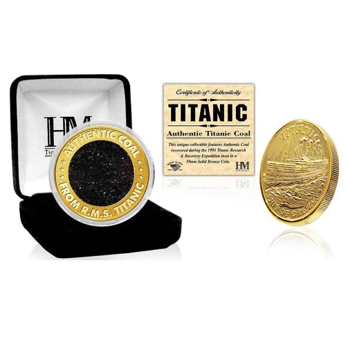 RMS Titanic Coal Coin Limited Edition - Etsy