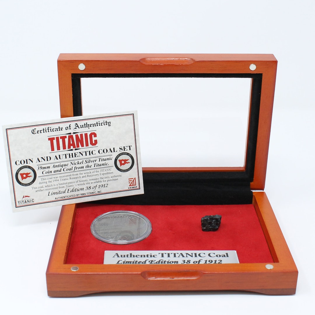 Titanic Limited Edition Authentic Coal and Coin Set - Etsy