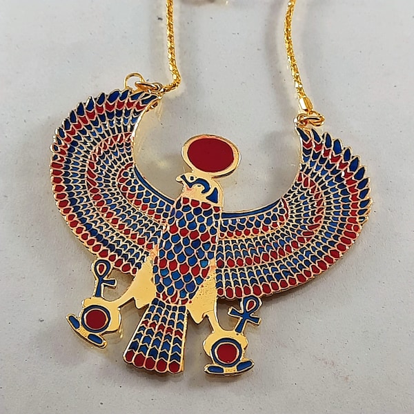 Falcon Horus Necklace - Etsy