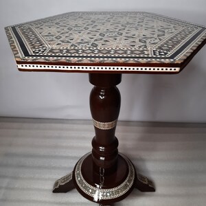 Coffee & End Table .egyptian Side Table, Round Table.egyptian Mother of ...