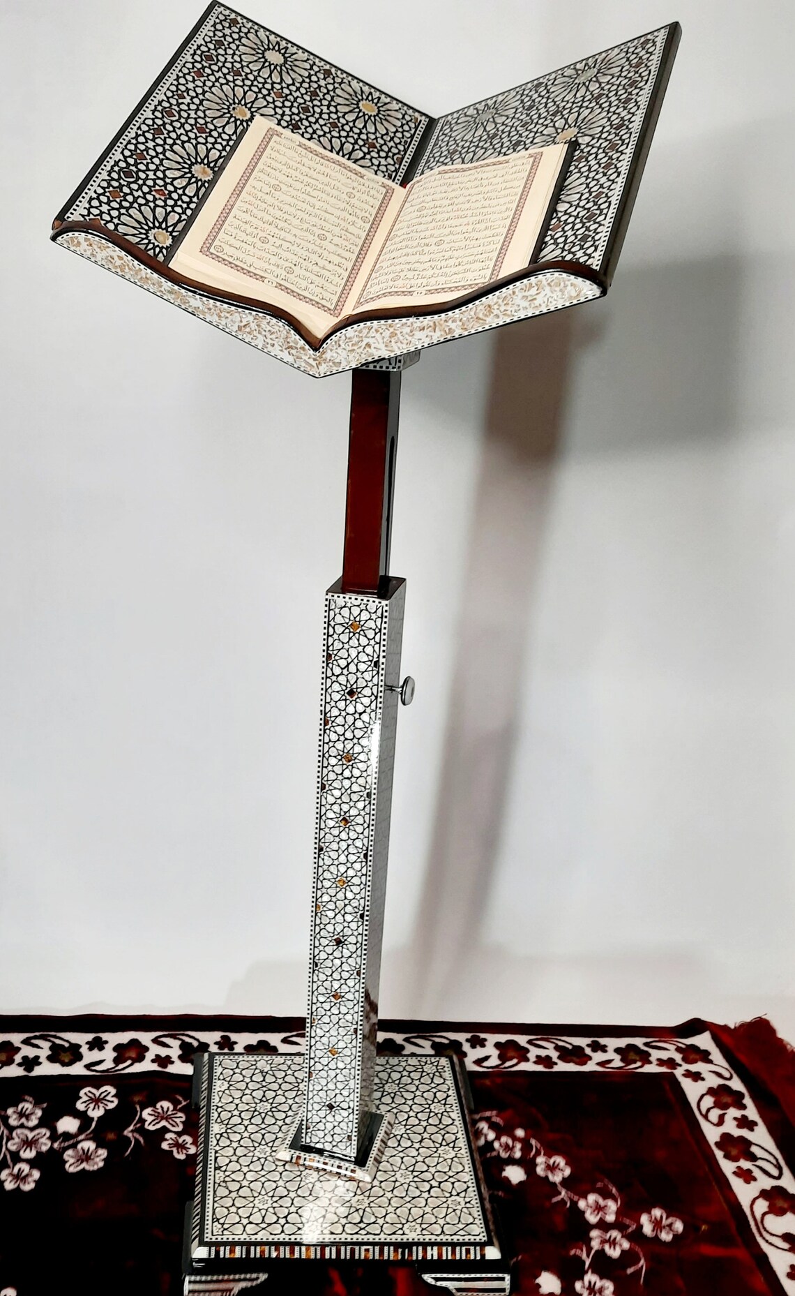 Islamic Quran Holder .large Adjustable Reading Table Mother | Etsy