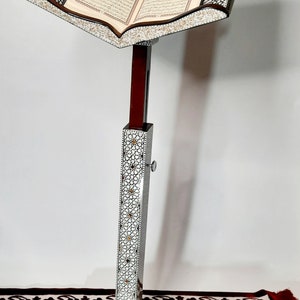 Islamic Quran Holder .large Adjustable Reading Table, Mother of Pearl ...