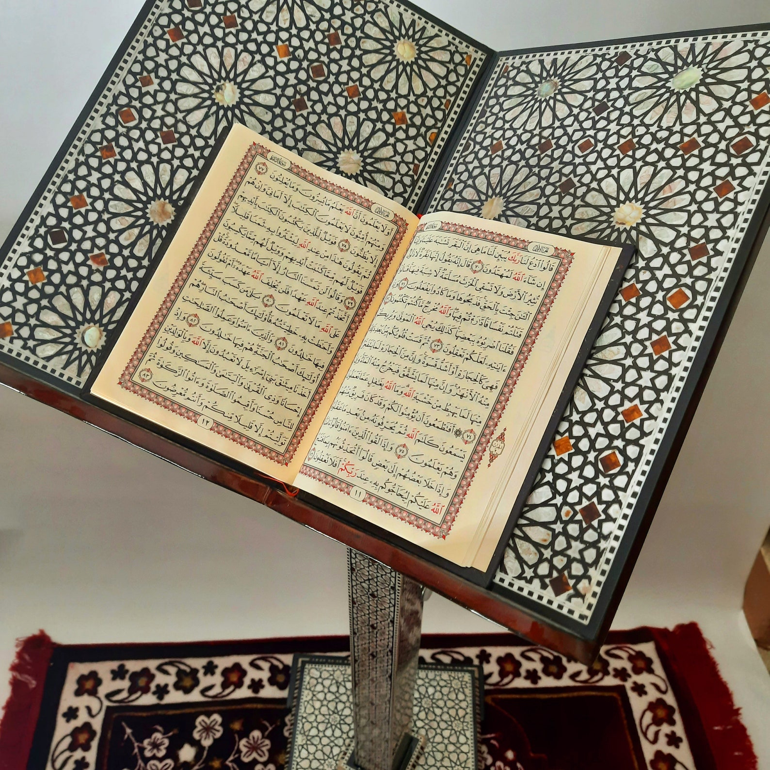 Islamic Quran Holder .large Adjustable Reading Table Mother - Etsy
