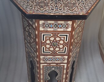 Handmade Middle Eastern Coffee Table With Mother of Pearl Inlays, - Etsy