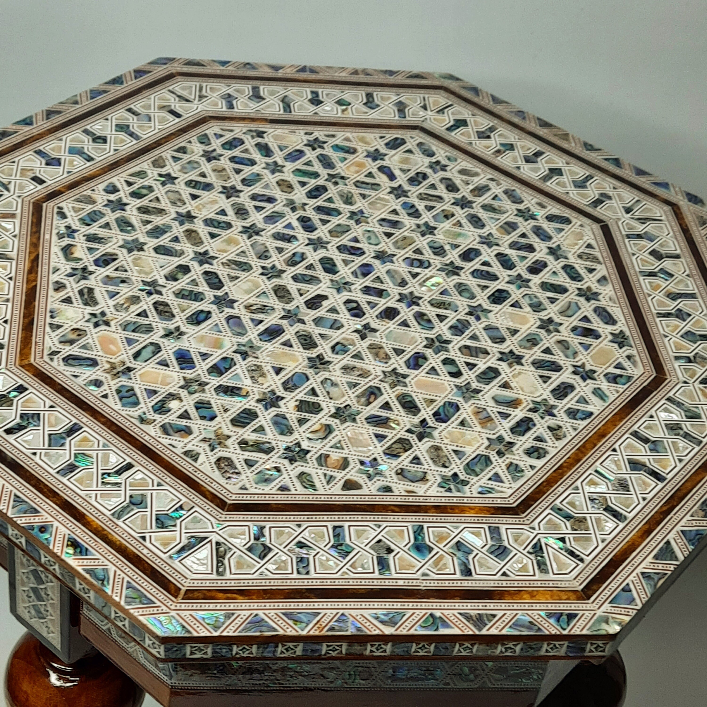 Octagonal Table .coffee Side Table With Exquisite Mother of - Etsy