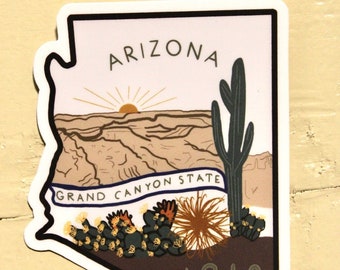 Arizona State Sticker - Etsy